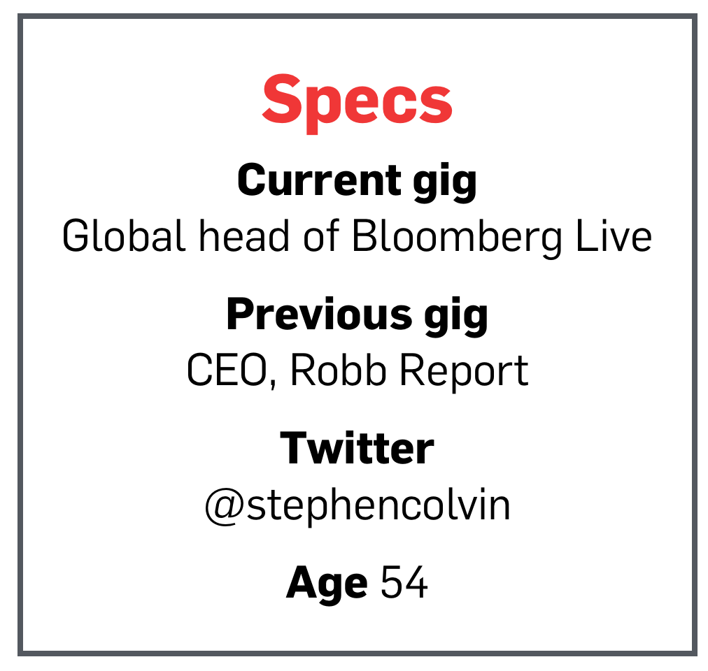 Bloomberg Live's New Global Chief Is Betting Big on Events