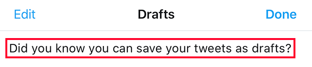 Here's How to Save Tweets as Drafts on Twitter
