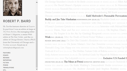 Newly Promoted Esquire Features Director Owns a Ph.D. and Nifty Personal Website