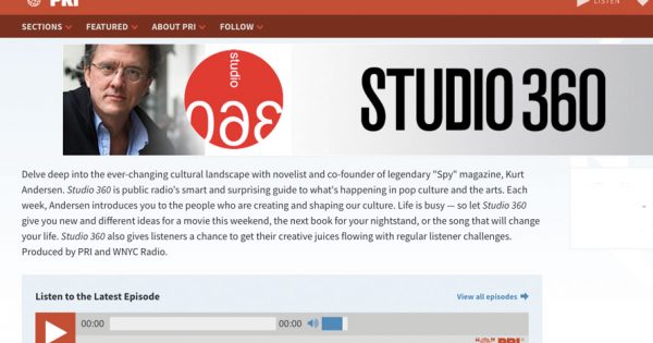 Studio 360 Gets a New Partner in Slate