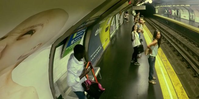 Invisible Subway Train Freaks Out Riders in This Great, Ghostly Ad Prank