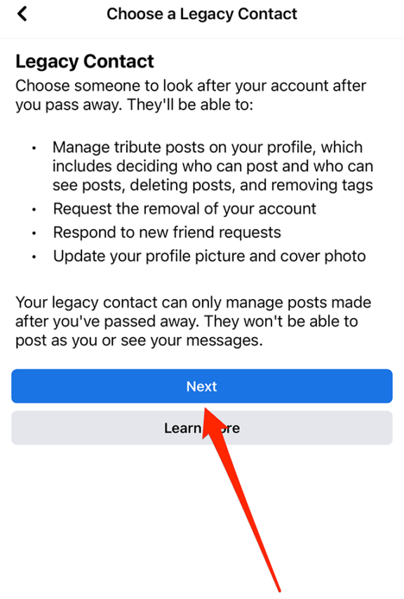 Facebook: Here's How to Select Your Legacy Contact on Mobile