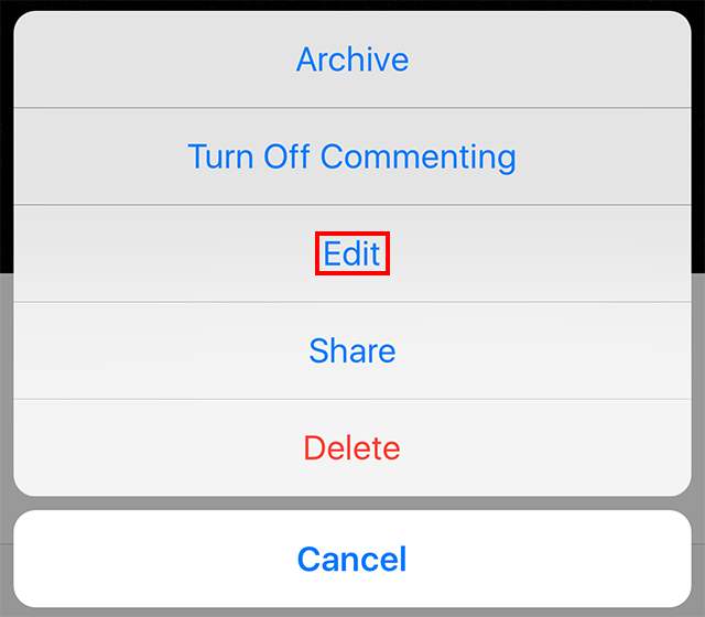 Instagram: Here's How to Edit the Caption on a Post