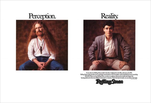 'Perception vs. Reality.' A Look Back at Rolling Stone's Greatest Ad ...