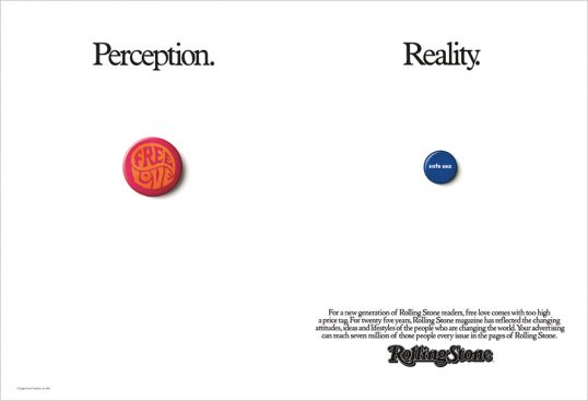 'Perception vs. Reality.' A Look Back at Rolling Stone's Greatest Ad ...
