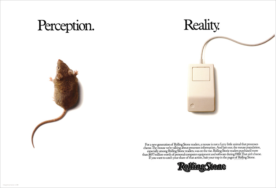 'Perception vs. Reality.' A Look Back at Rolling Stone's Greatest Ad ...