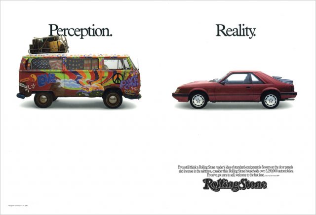 'Perception vs. Reality.' A Look Back at Rolling Stone's Greatest Ad ...