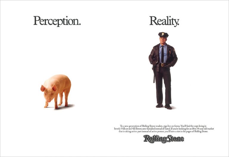 'Perception vs. Reality.' A Look Back at Rolling Stone's Greatest Ad ...