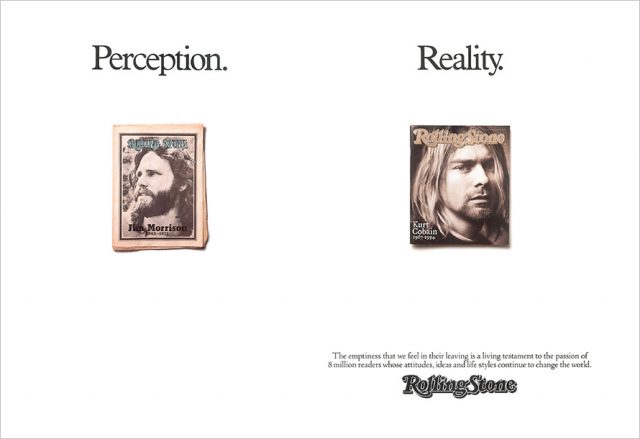 'Perception vs. Reality.' A Look Back at Rolling Stone's Greatest Ad ...