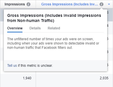 Facebook’s Changes to Gross Impressions, Auto-Refresh Impressions ...