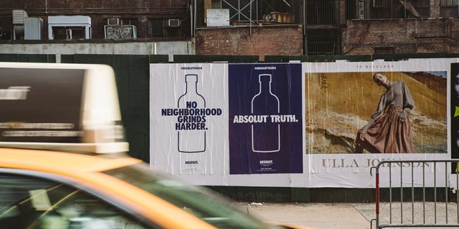 Absolut Reintroduces Itself to New Yorkers With Out-of-Home Work ...