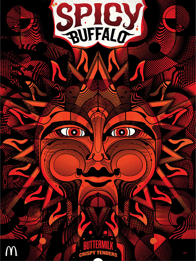 McDonald's Made Ridiculously Groovy Posters for Its Chicken Tenders ...