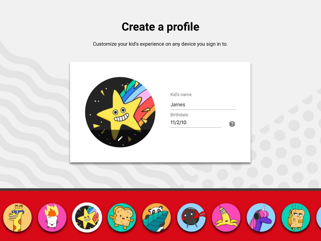 Individual, Age-Tailored Profiles Come to the YouTube Kids App