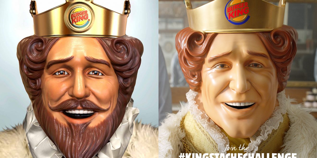 The King Shaved His Mustache for the First Time for Burger King's ...