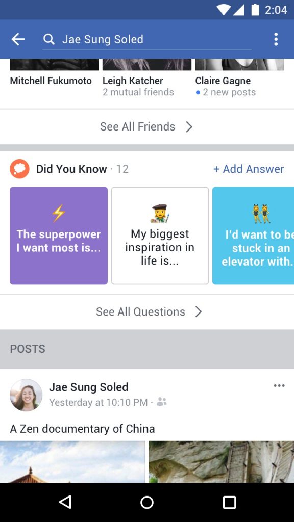 Did You Know That Facebook Rolled Out a New Feature?