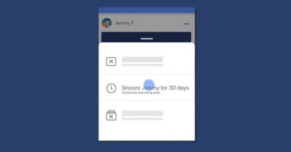 Facebook: Here's How to Snooze a Friend, Page or Group