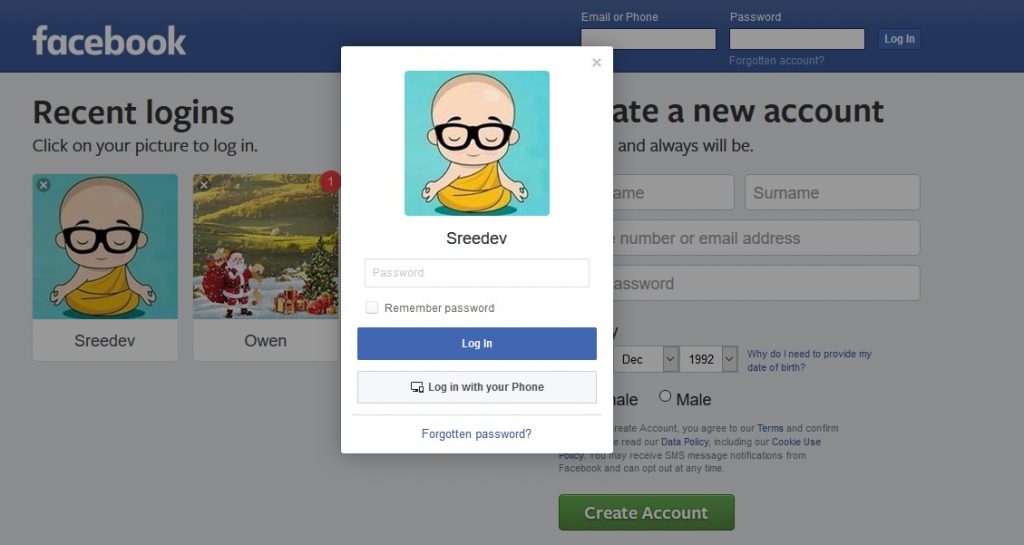Would You Use a QR Code to Login to Facebook?