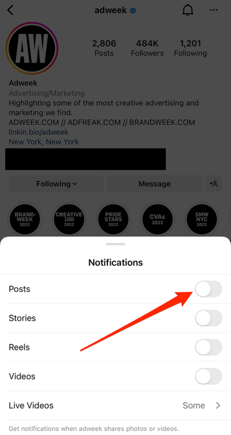 How to Turn on Instagram Notifications
