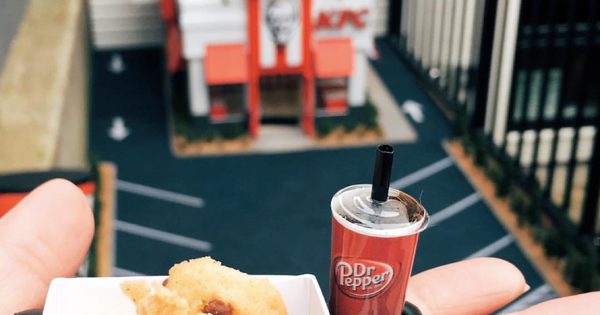 A Miniature KFC Opened in Portland, Serving Tiny $5 Fill Up Boxes