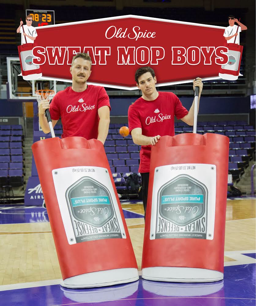 Old Spice's 'Sweat Mop Boys' Are Here to Deodorize College Basketball