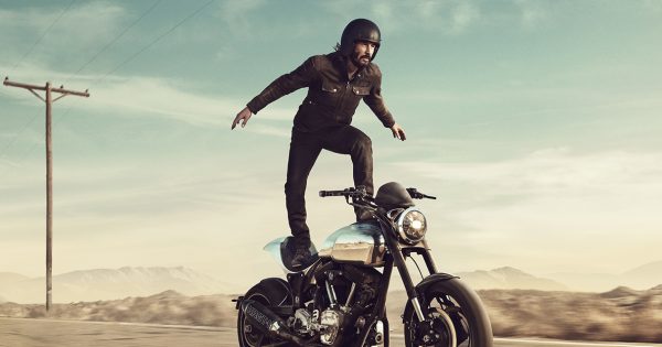 Keanu Reeves Surfs a Motorcycle in Squarespace's 30-Second Aspirational ...