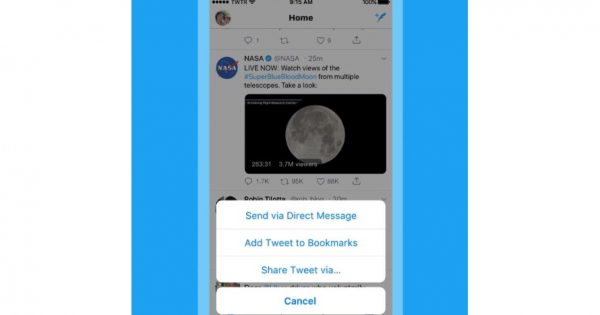 Twitter Officially Introduced Its Bookmarks Feature