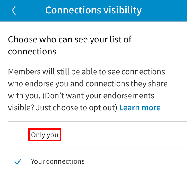 LinkedIn: Here's How to Change Who Can View Your Connections