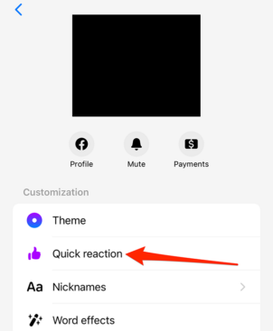 Messenger: How to Change a Conversation's Quick Reaction
