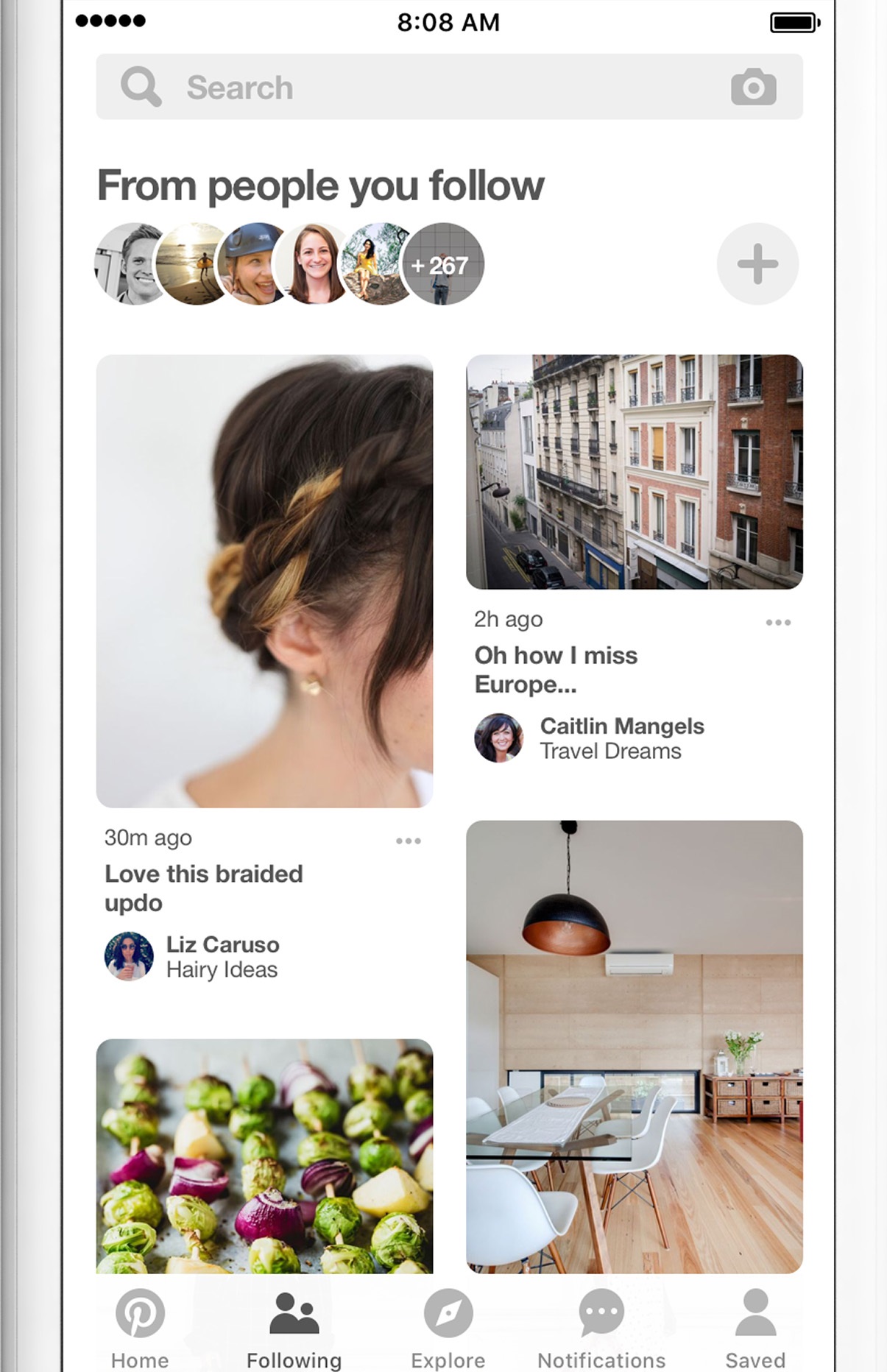 Pinterest Just Introduced a Separate Tab for People, Boards Followed by ...