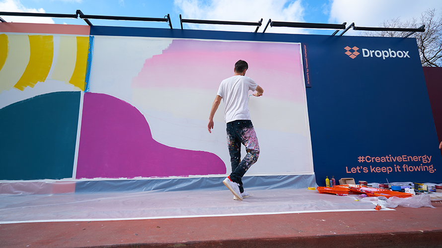Dropbox Unlocks Creative Energy at SXSW With 3 Poignant Murals From 6 ...