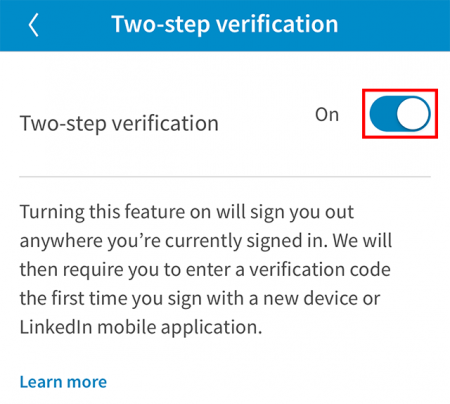 LinkedIn: Here's How to Turn On Two-Step Verification