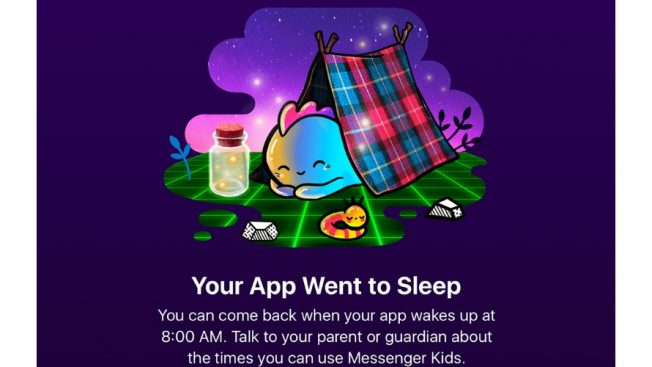 Facebook Added a Sleep Mode to Messenger for Kids