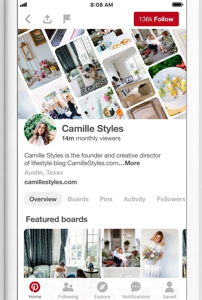 Pinterest Business Profiles Now Include Dynamic Cover Images, Monthly ...