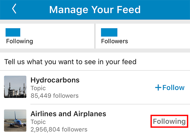 LinkedIn: Here's How to Add Recommended Content to Your Feed
