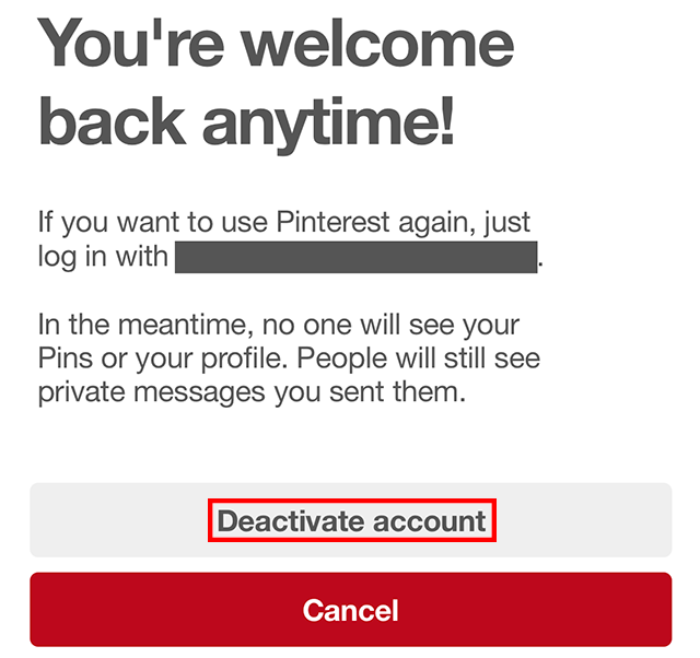 Pinterest: Here's How to Deactivate Your Account
