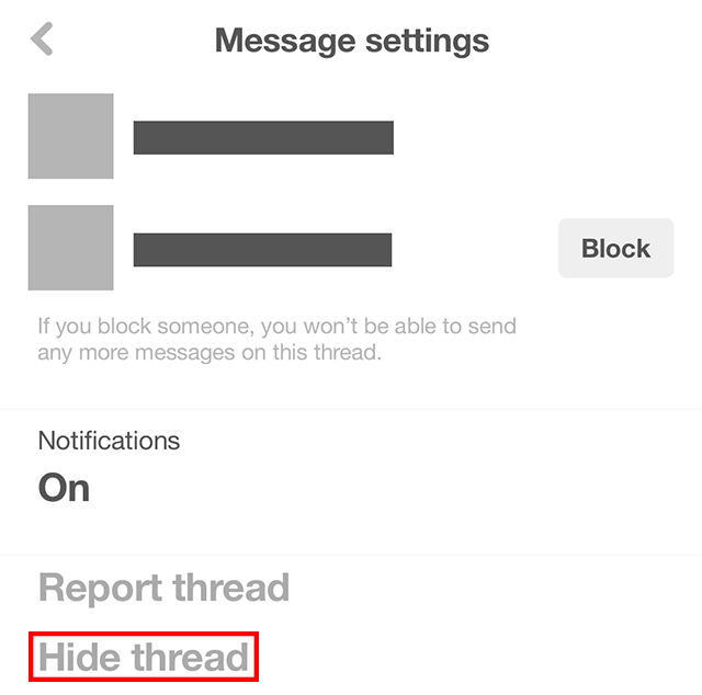 Pinterest: Here's How to Hide a Conversation from Your Inbox