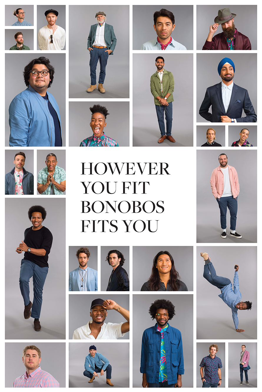 Bonobos' New Campaign Celebrates the Diversity of Men's Bodies