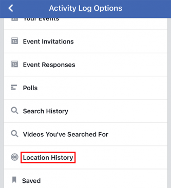 Facebook: Here's How to Clear Your Location History