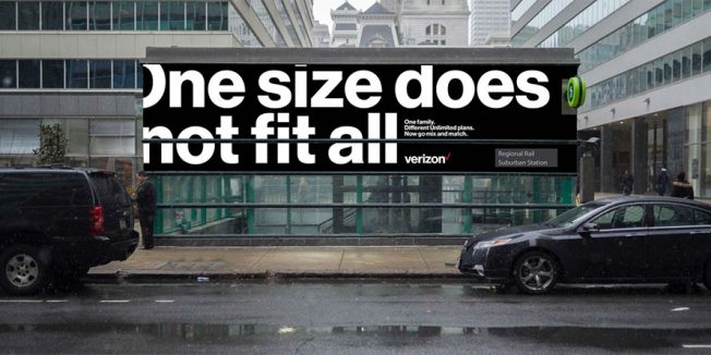 Verizon's Outdoor Campaign Focuses on the End of One-Size-Fits-All ...