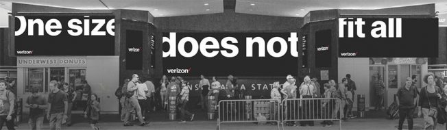 Verizon's Outdoor Campaign Focuses on the End of One-Size-Fits-All ...