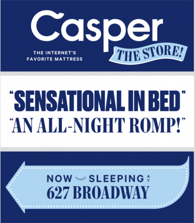 Casper Boasts It's 'Sensational in Bed' With a Broadway-Themed Out-of ...