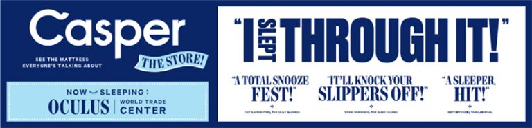 Casper Boasts It's 'Sensational in Bed' With a Broadway-Themed Out-of ...