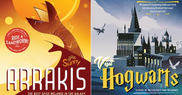 Beloved Novels Become Vintage Travel Posters in This Lovely Celebration ...