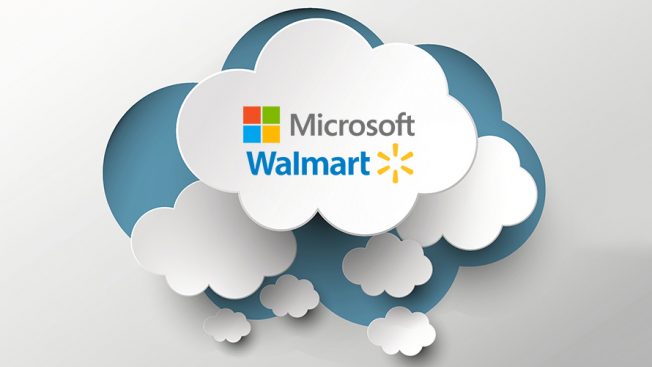 Microsoft and Walmart Sitting In a Tree