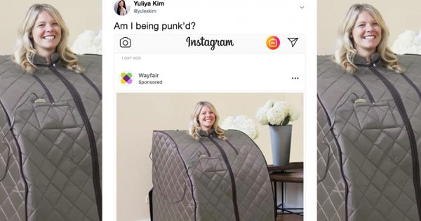 This Bizarre Wayfair Ad Is Most Definitely Real—And It's Confusing ...