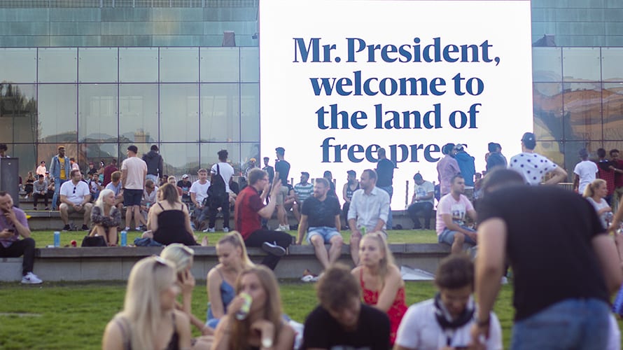 Finnish Newspaper Lines Trump's Route in Helsinki With Ads Celebrating ...