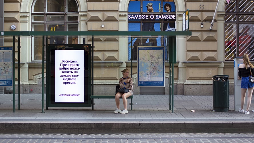 Finnish Newspaper Lines Trump's Route in Helsinki With Ads Celebrating ...