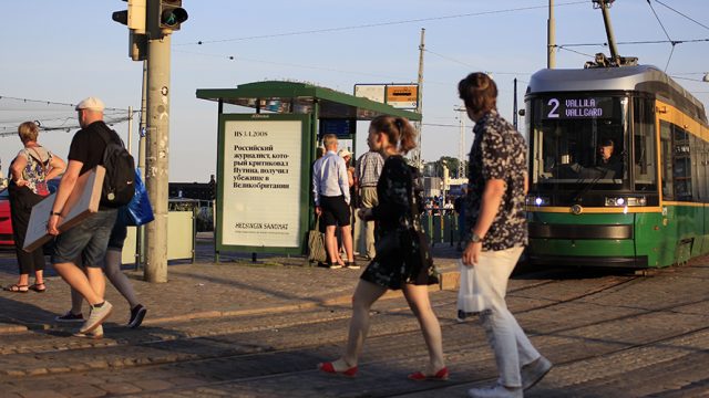 Finnish Newspaper Lines Trump's Route in Helsinki With Ads Celebrating ...
