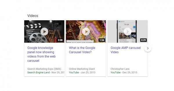 Google’s New Video Carousel Feature Boosts Views