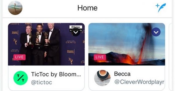 Twitter Is Now Featuring Livestreams Atop Its Timeline in Its iOS ...